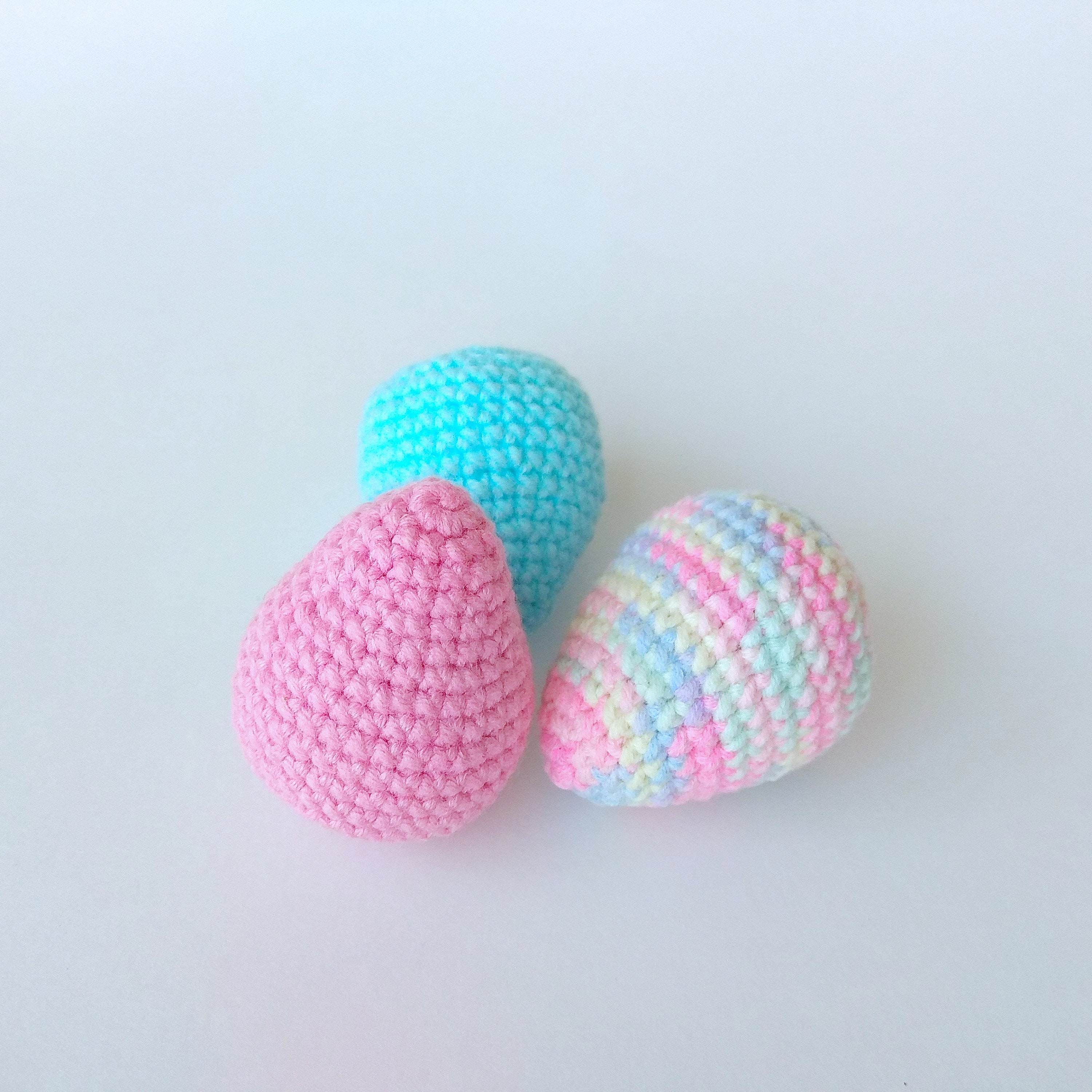 Easter Eggs Pattern Crochet Mini Eggs Easter Decoration DIY Easter Eggs ...
