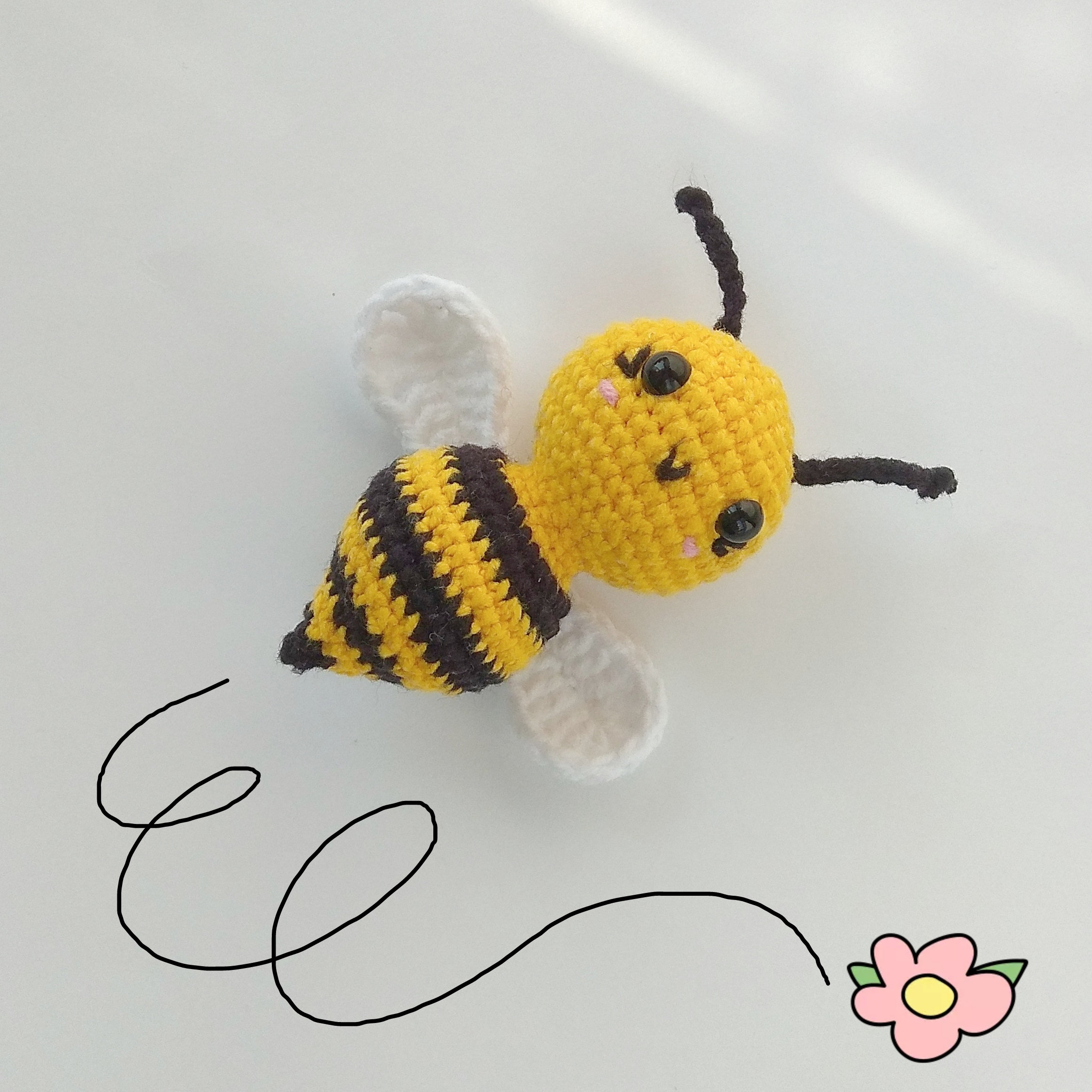 Cute Crochet Bee Pattern Amigurumi Bee Tutorial Crochet - Etsy