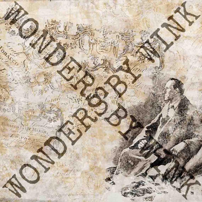 Sherlock Holmes Journal Kit 16 Pages - Digital Junk Journal Printable ...