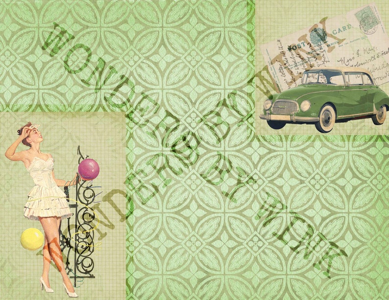 The 1950s Junk Journal Digital Kit - No AI - 30 Pages - Printable ...