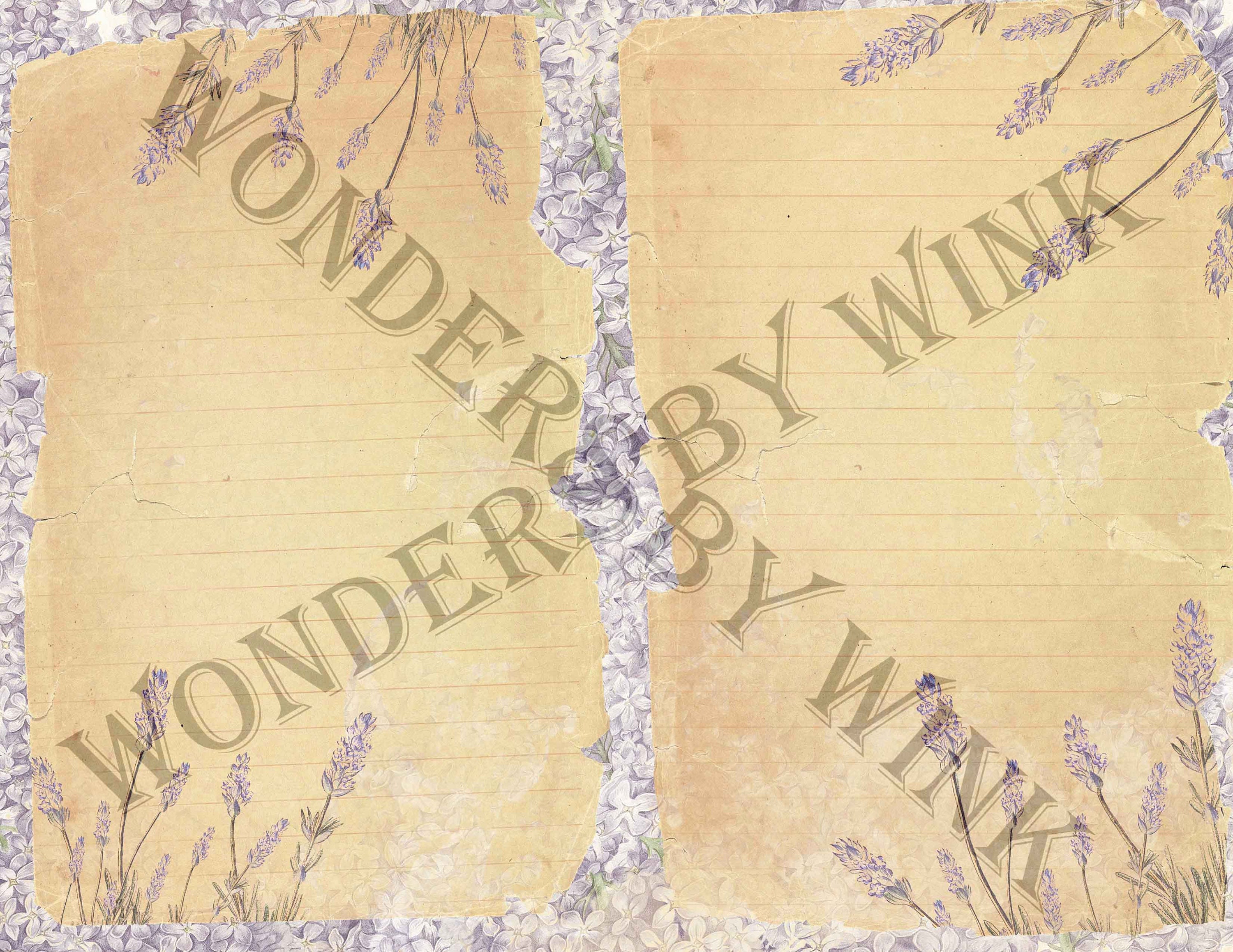 Lavender Lilac Dreams Journal Digital Kit 29 Pages Floral - Etsy