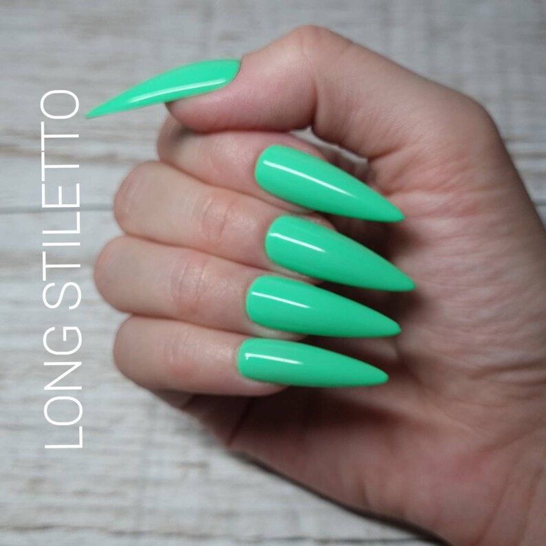 Pastel Ombre Press On Nails With Rainbow Accent Nail Capped Etsy