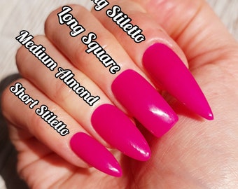 Press on Nails Sizing Sample Pack Kit Size Guide Fake Nails False Nails ...