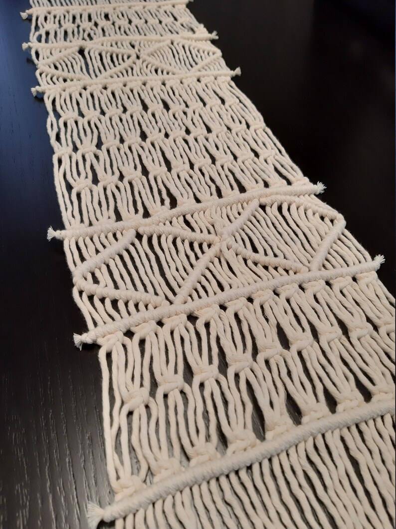 Handmade Macrame Runer Macrame Table Runner Rustic or - Etsy