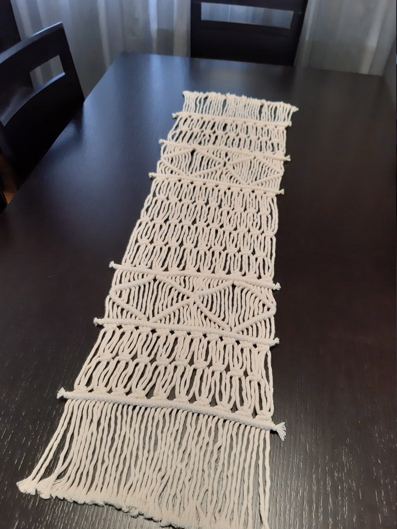 Handmade Macrame Runer Macrame Table Runner Rustic or - Etsy