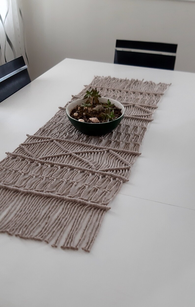 Handmade Macrame Runer Macrame Table Runner Rustic or - Etsy