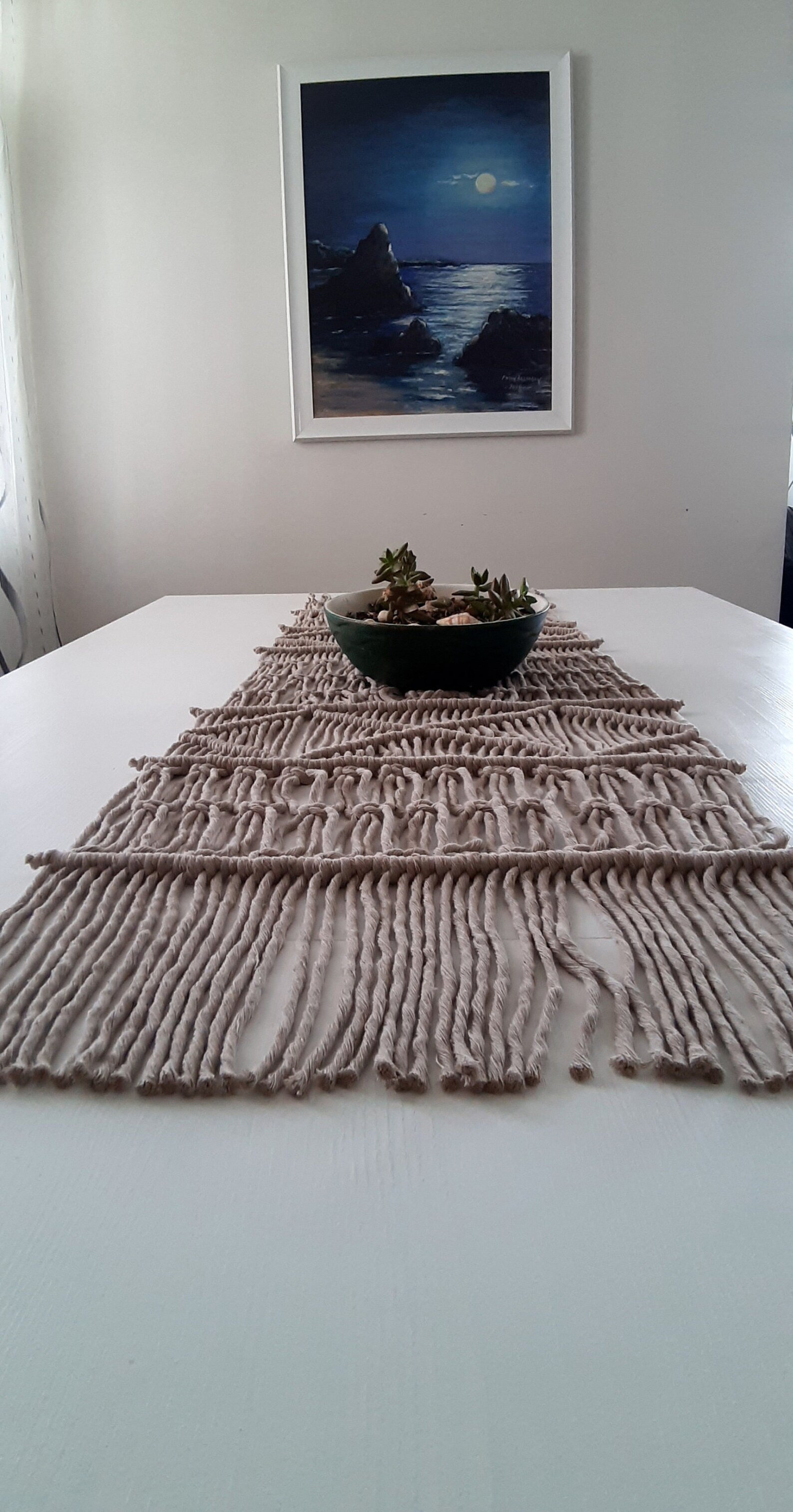 Handmade Macrame Runer Macrame Table Runner Rustic or - Etsy