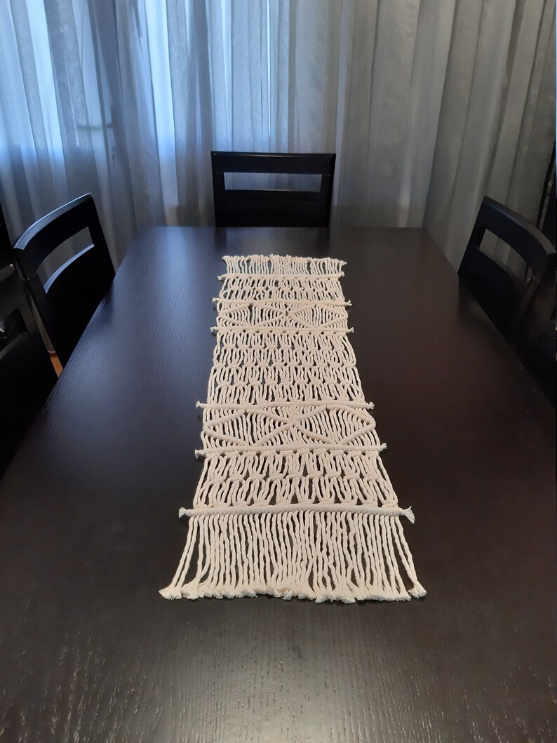 Handmade Macrame Runer Macrame Table Runner Rustic or - Etsy