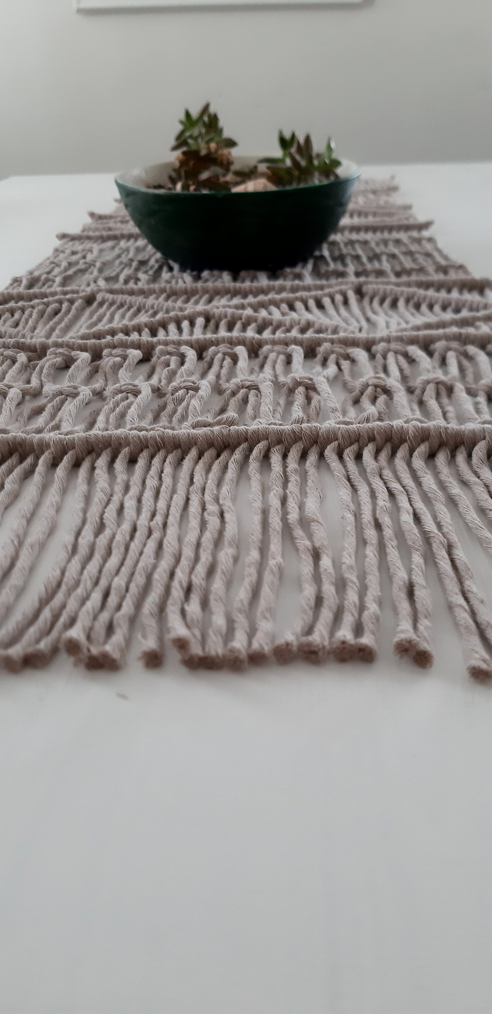 Handmade Macrame Runer Macrame Table Runner Rustic or - Etsy