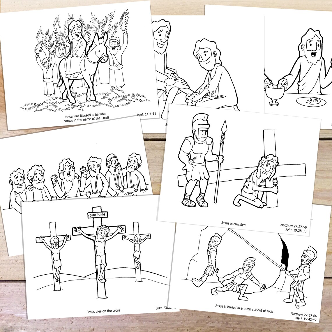 Easter Coloring | Holy Week | Kids Coloring | Bible Printable ...