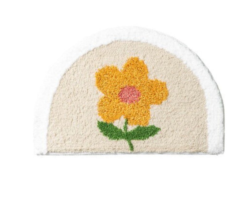 Fluffy Cute Rug Abstract Kawaii Art Design | Etsy