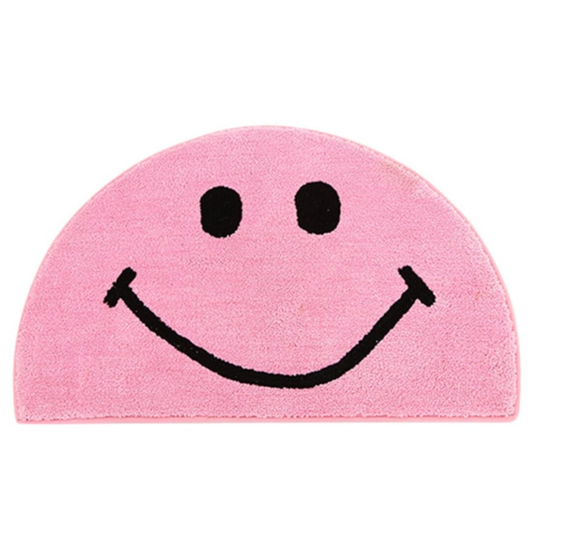 Smiley Fluffy Rug Unique Cute Fluffy Rug | Etsy