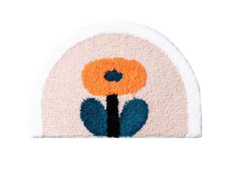 Fluffy Cute Rug Abstract Kawaii Art Design - Etsy