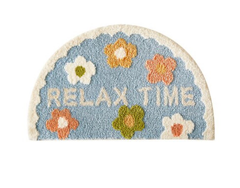 Fluffy Cute Rug Abstract Kawaii Art Design | Etsy