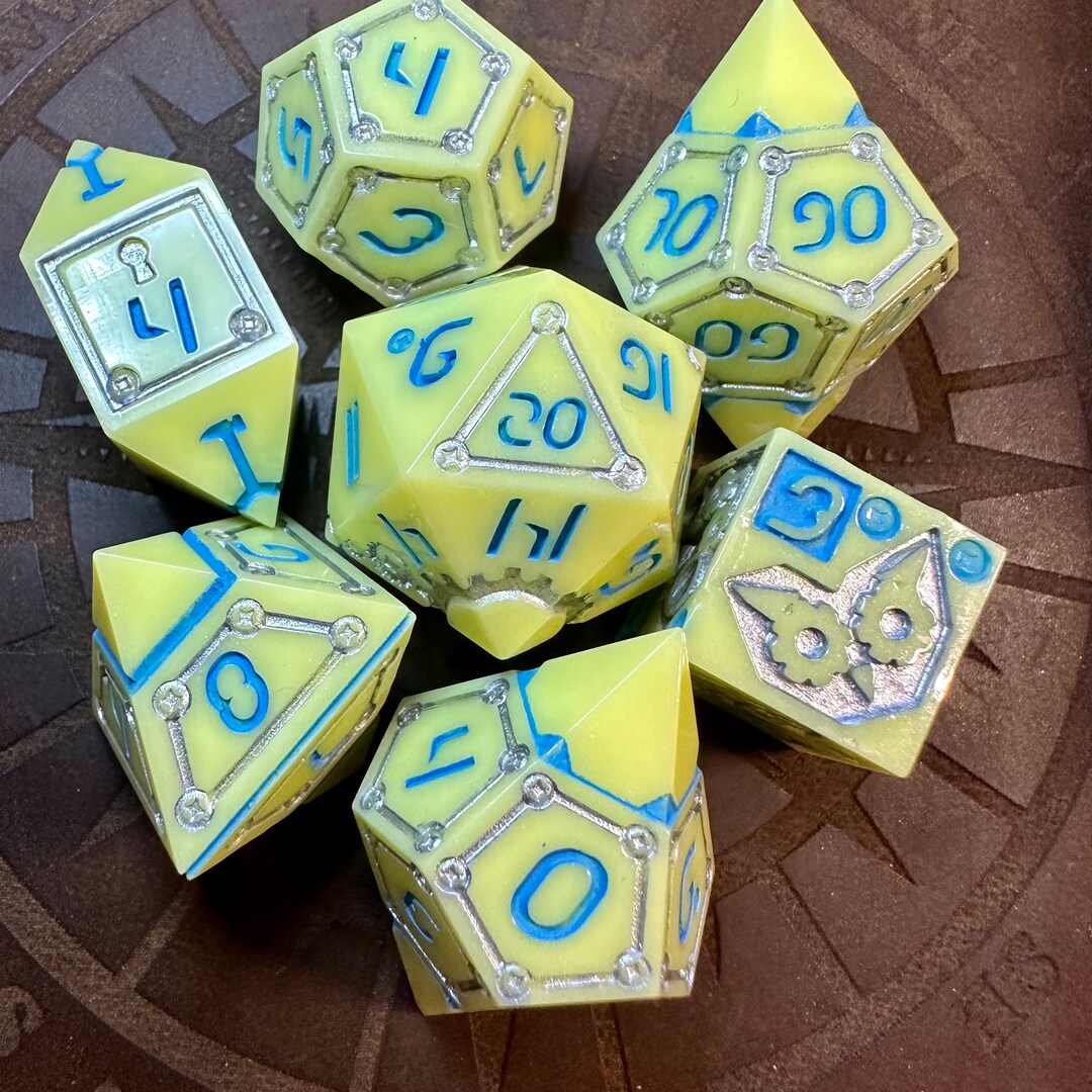 Fresh Cut Dice - Handmade Polyhedral Dice Set - Etsy