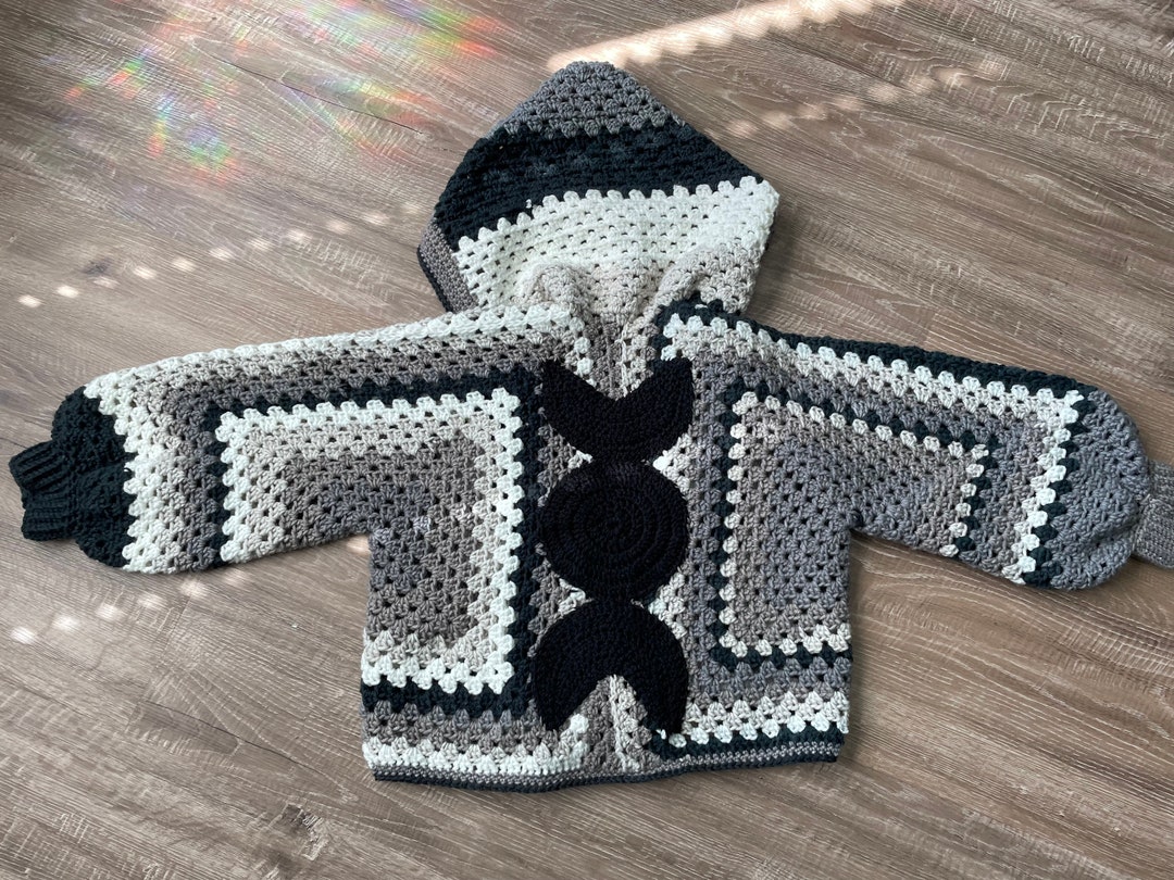 Handmade Triple Moon Hexagon Cardigan - Etsy