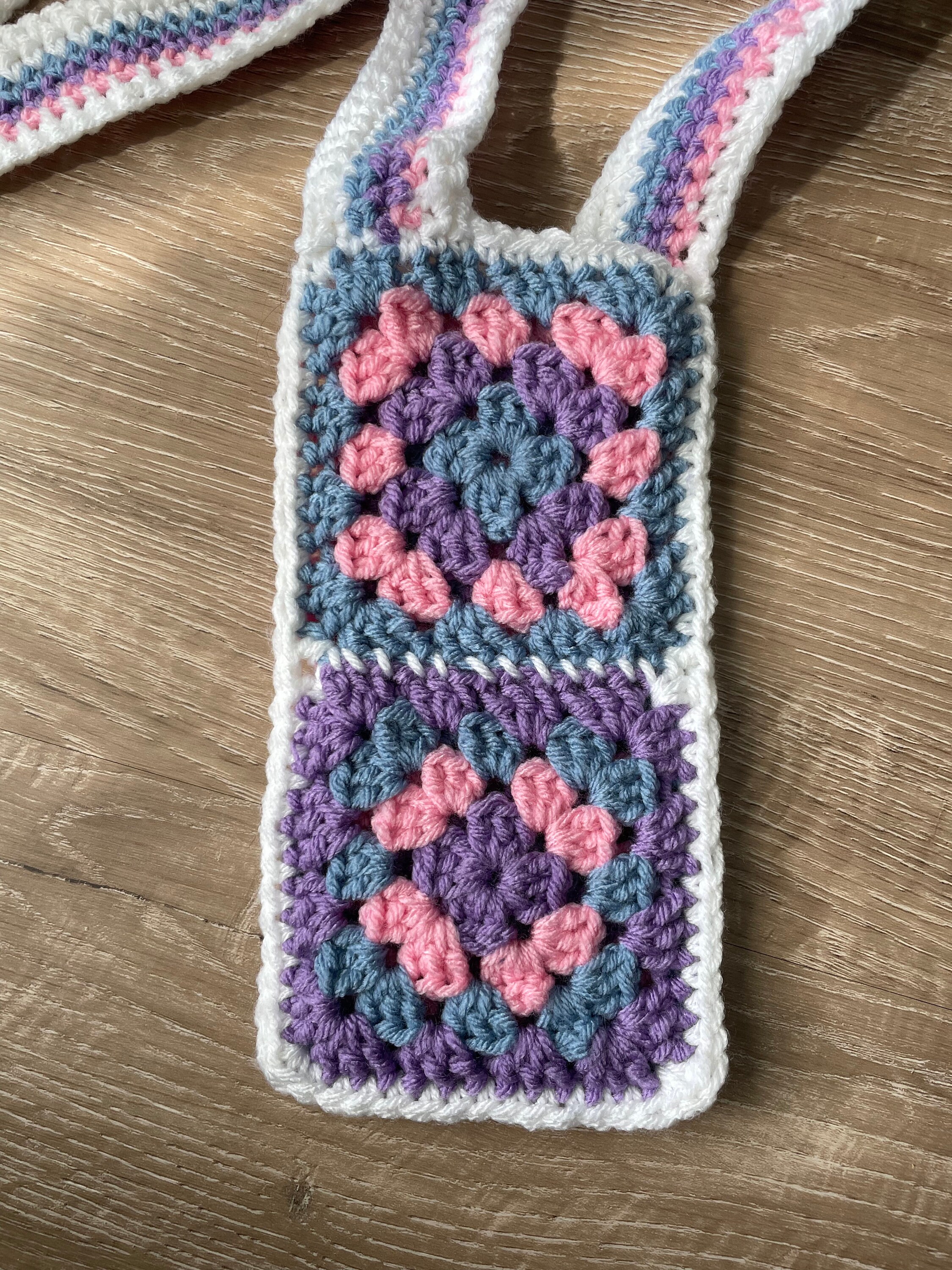 Bisexual Granny Square Phone Bag - Etsy