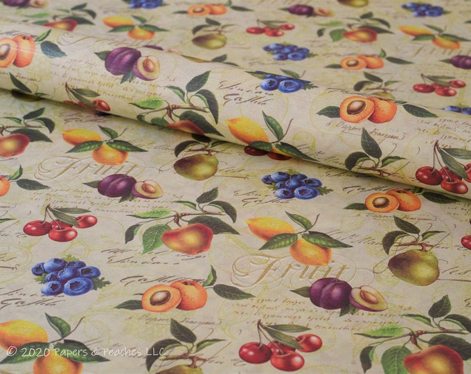 2 Sheets Italian Traditional Blue Geometric Print Italian Paper ...