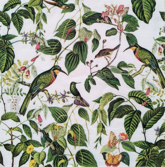 Papercraft Decorative Paper Holiday Forest 2 Decoupage Paper Napkins ...