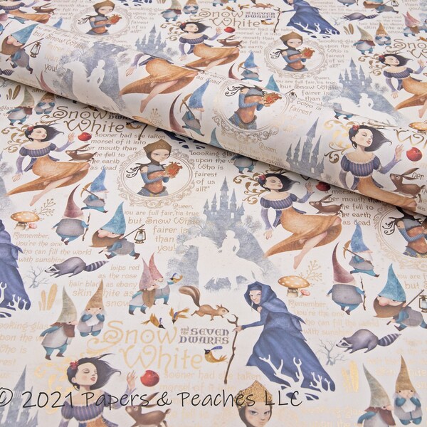 Snow White Wrapping Paper - Etsy