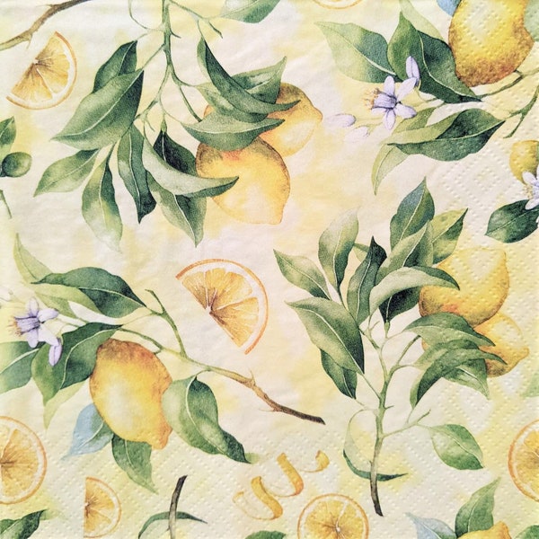 Lemon Tissue Paper - Etsy