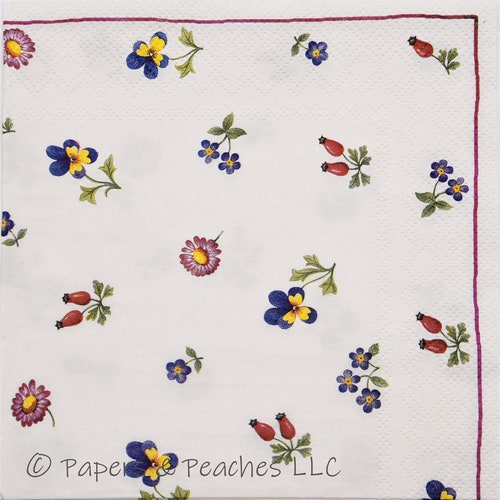 3 Decoupage Paper Napkins Victorian Wallpaper Crafting - Etsy