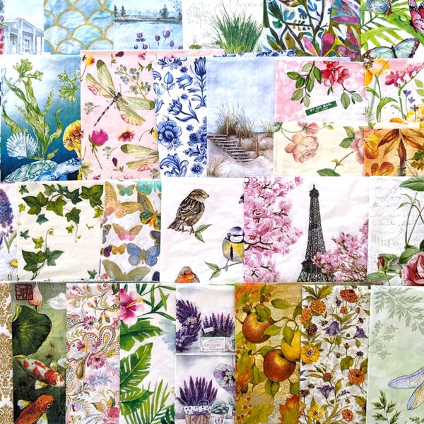 Paper Napkins - Etsy