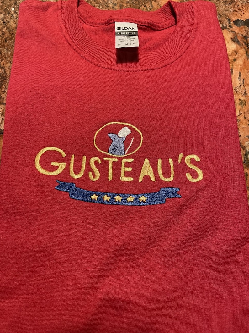 Ratatouille Embroidered T-shirt - Etsy