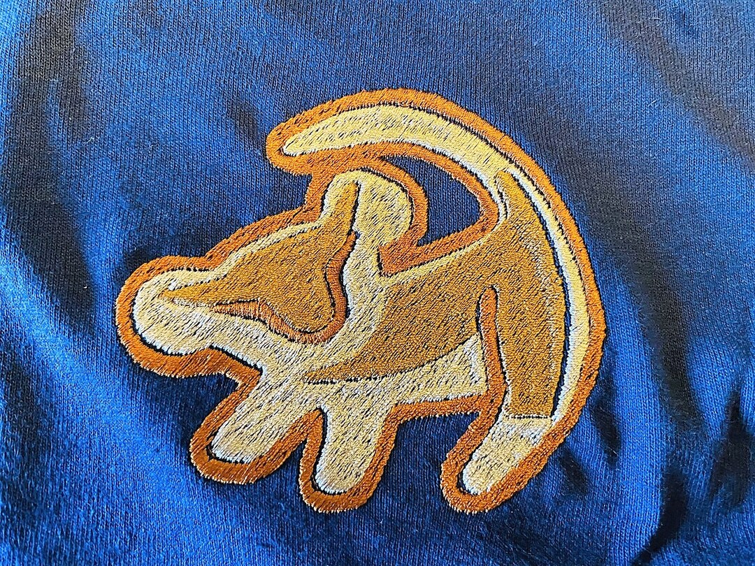 Lion King Simba Cave Drawing Embroidered T-shirt or Sweatshirt - Etsy