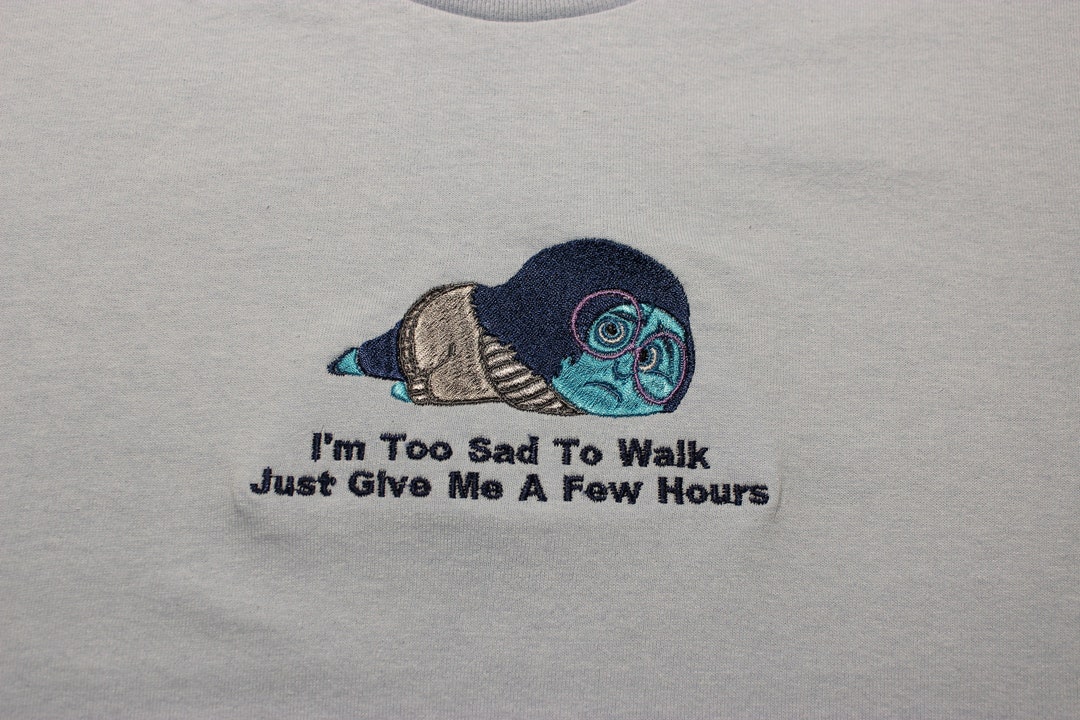 Disney Sadness Inside Out Embroidered Sweatshirt or Hoodie | Too Sad to ...