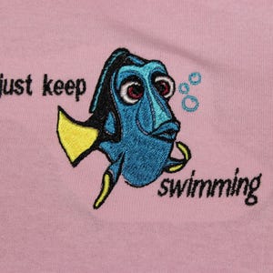 Disney Dory Finding Nemo Embroidered Shirt, Sweatshirt or Hoodie Just ...