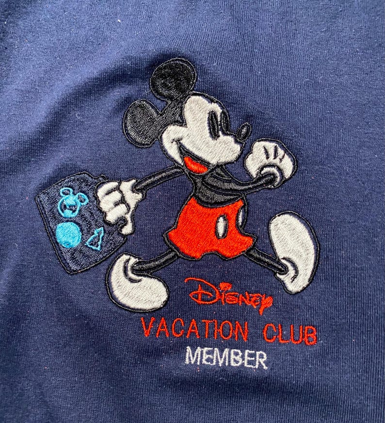 Disney Vacation Club (DVC) Member Embroidered Shirt, Sweatshirt or ...