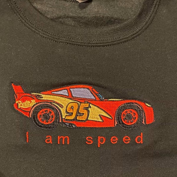Lightning Mcqueen Shirt I Am Speed - Etsy