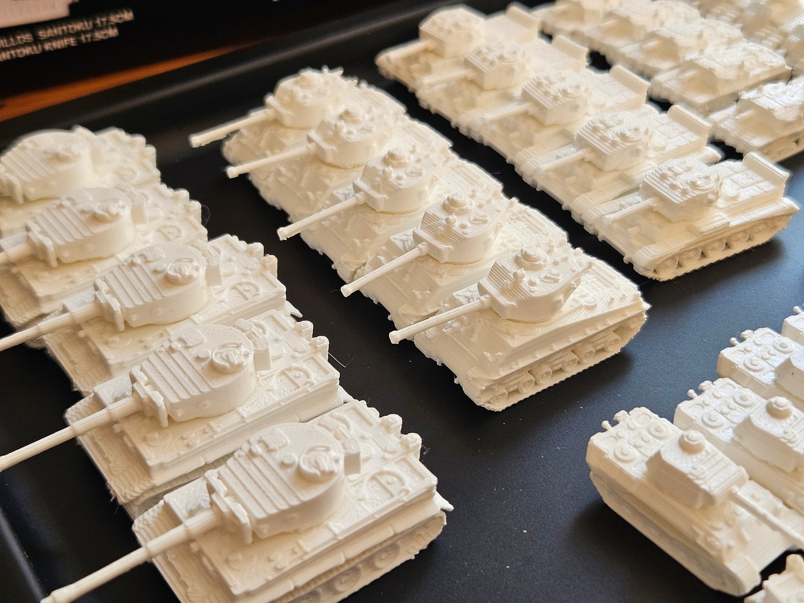 Set of 10 1/144 Miniature Models Kit - WW2 Board Games, Painting ...