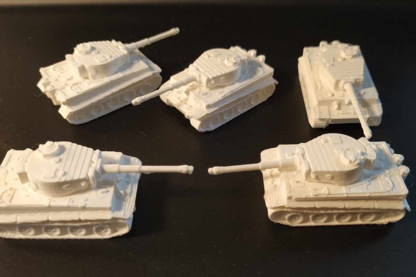 Set of 10 1/144 Miniature Models Kit WW2 Board Games, Painting ...