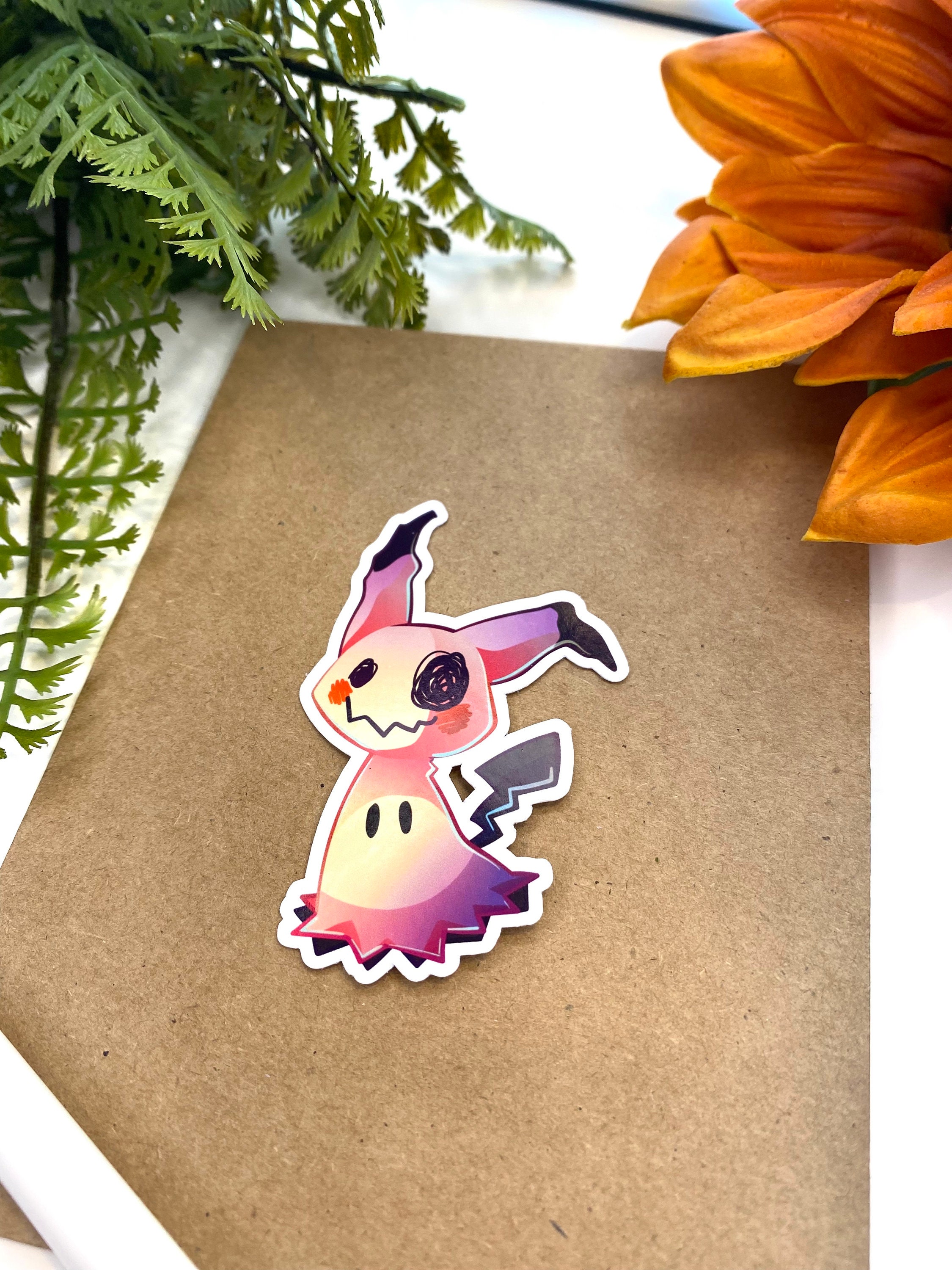 Mimikyu 3 Vinyl Sticker Holographic or Glossy | Etsy UK