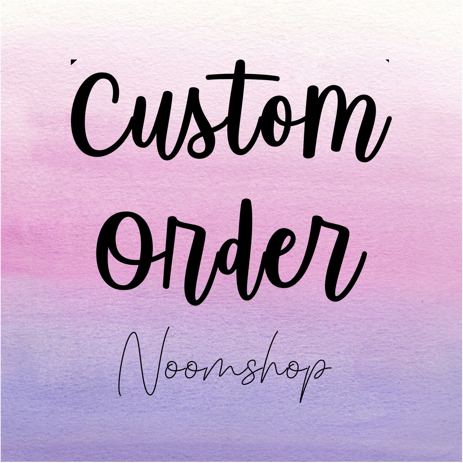 Custom Order Design PNG Personalized Digital | Etsy