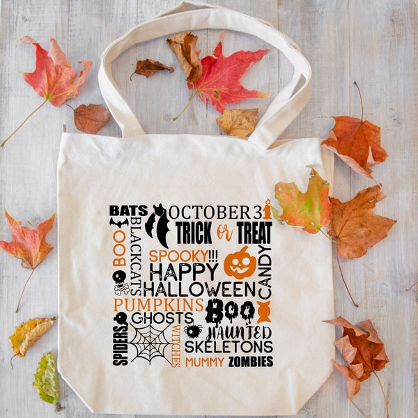 Halloween Word Block - Etsy