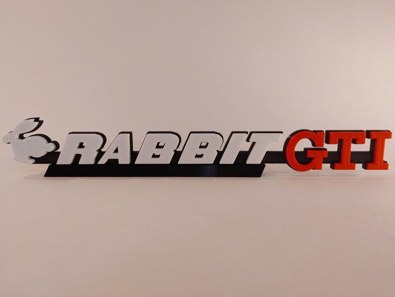 Volkswagen Rabbit GTI Logo - Etsy
