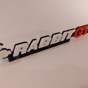 Volkswagen Rabbit GTI Logo - Etsy Canada