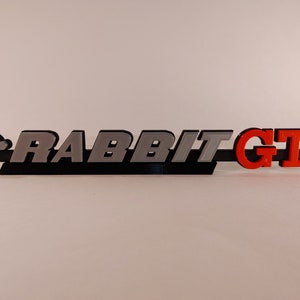 Volkswagen Rabbit GTI Logo - Etsy Canada