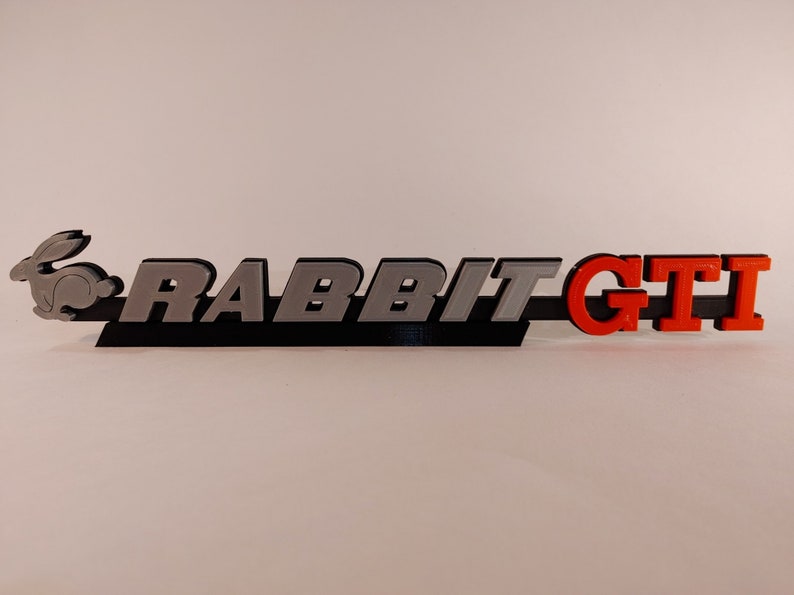 Volkswagen Rabbit GTI Logo - Etsy