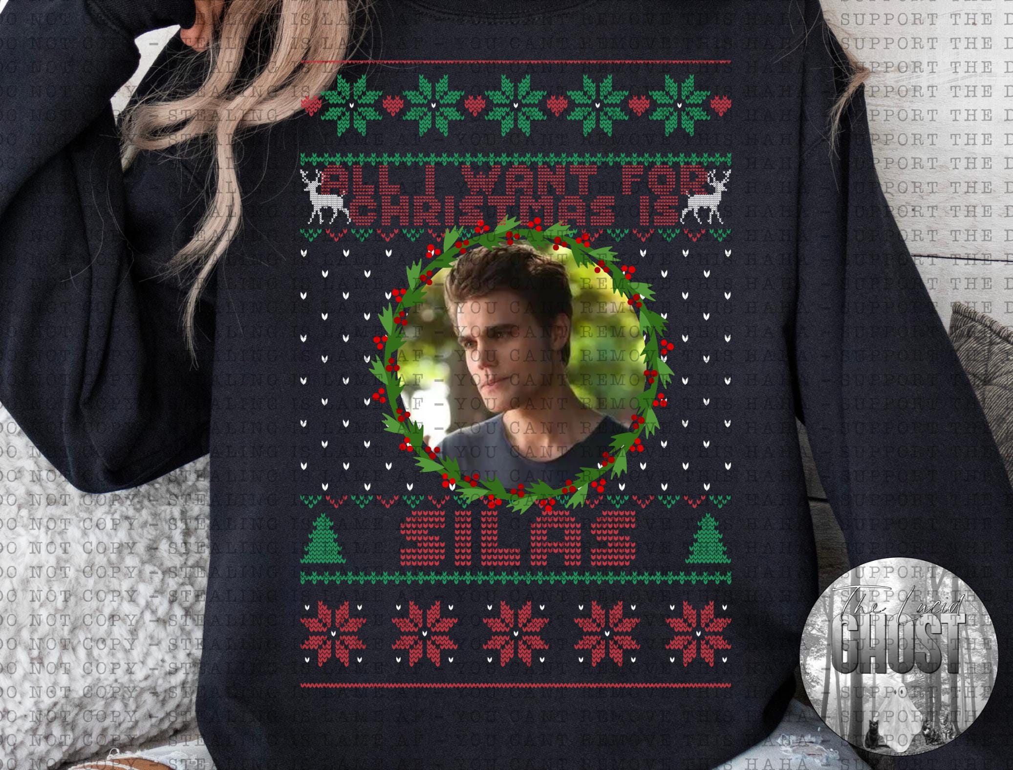 Silas Vampire Christmas PNG Instant Download Diaries Holiday Ugly ...