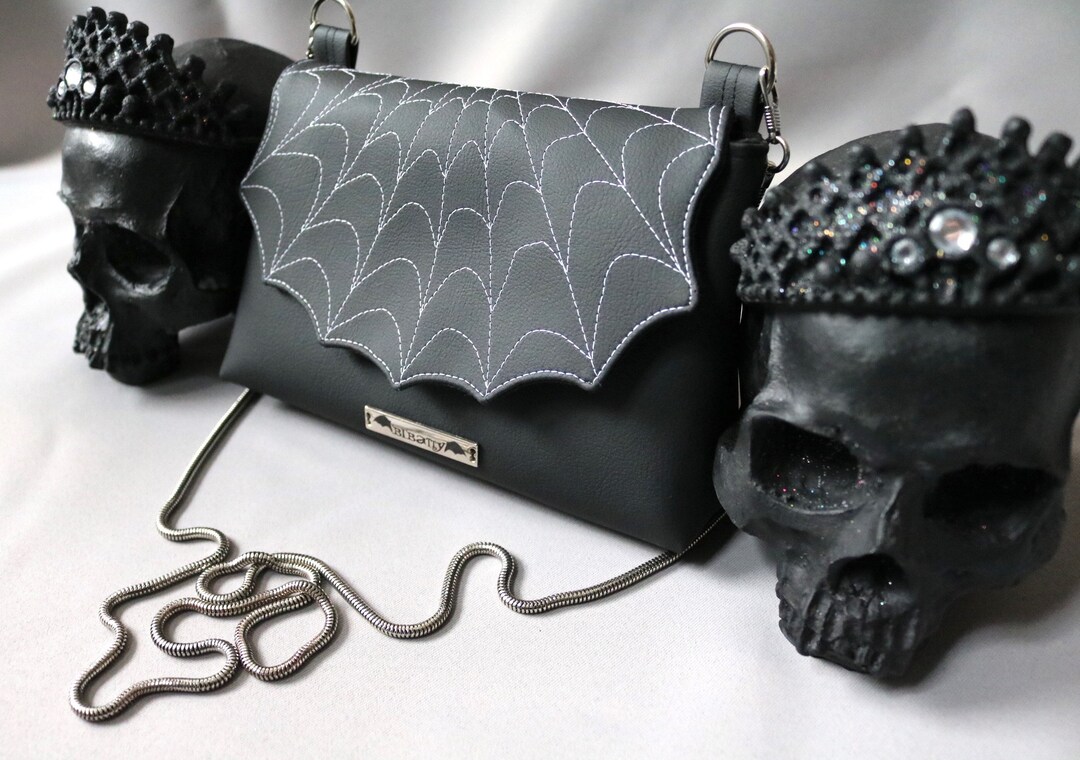 Small Bag With Spider Web Pattern - Etsy