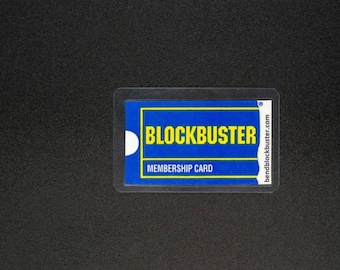 Blockbuster Membership Card - Etsy