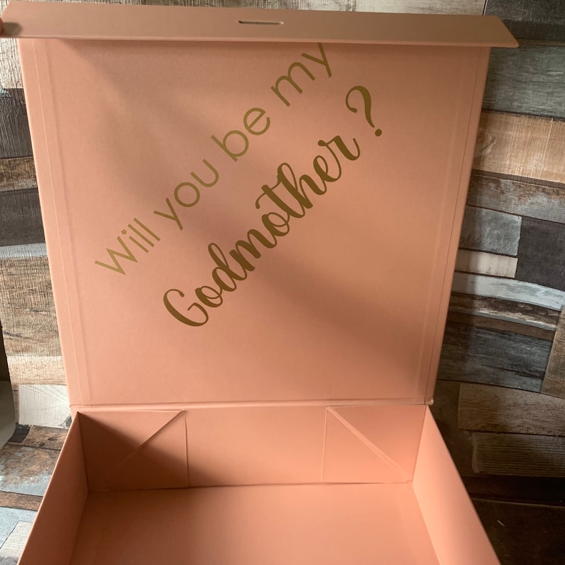 Will You Be My Godmother, Personalised Gift Boxes, Godmother Gift Box ...