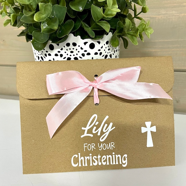 Personalised Christening Money Envelope - Etsy UK