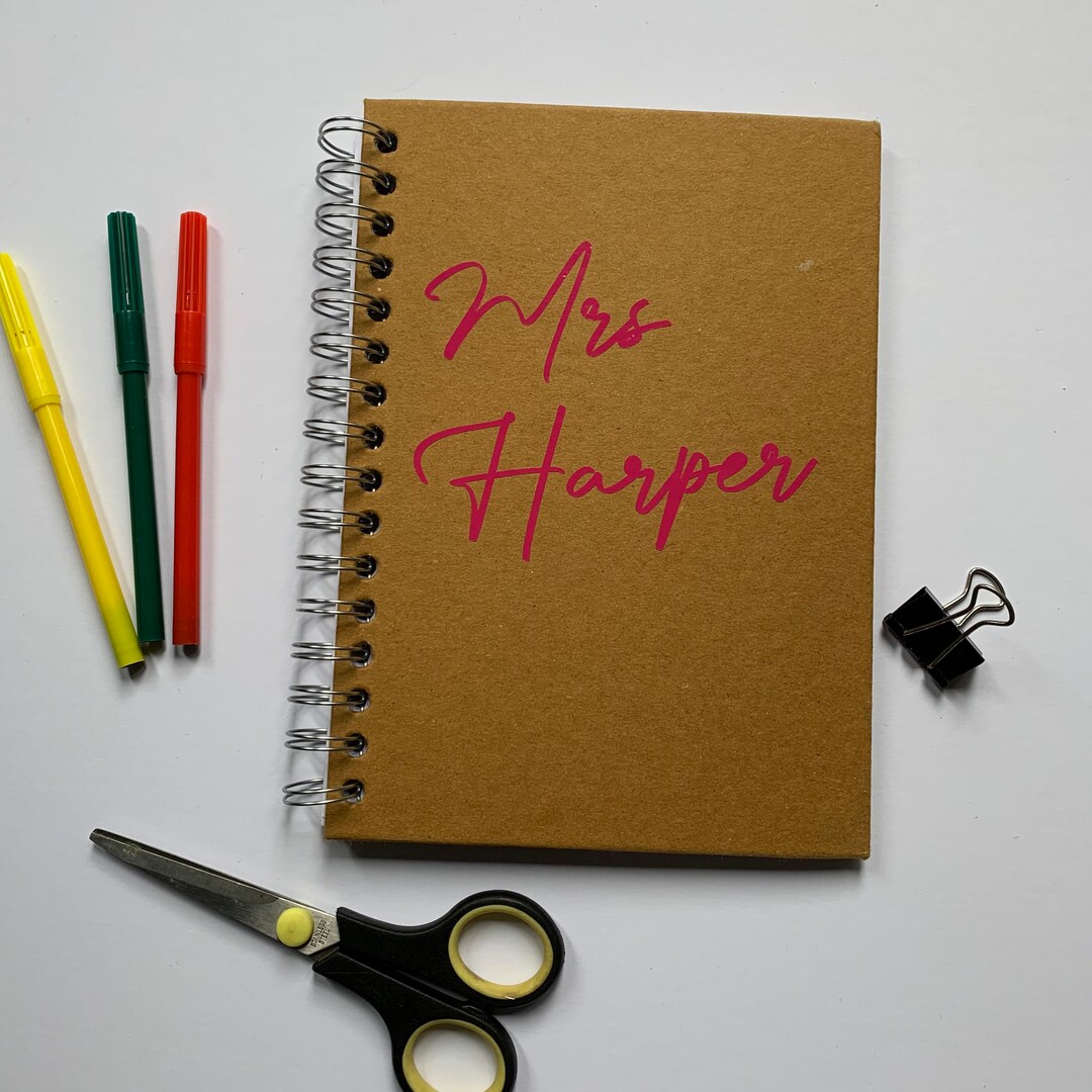 Personalised Teacher Notebook, Teacher Appreciation Gift, End of the ...