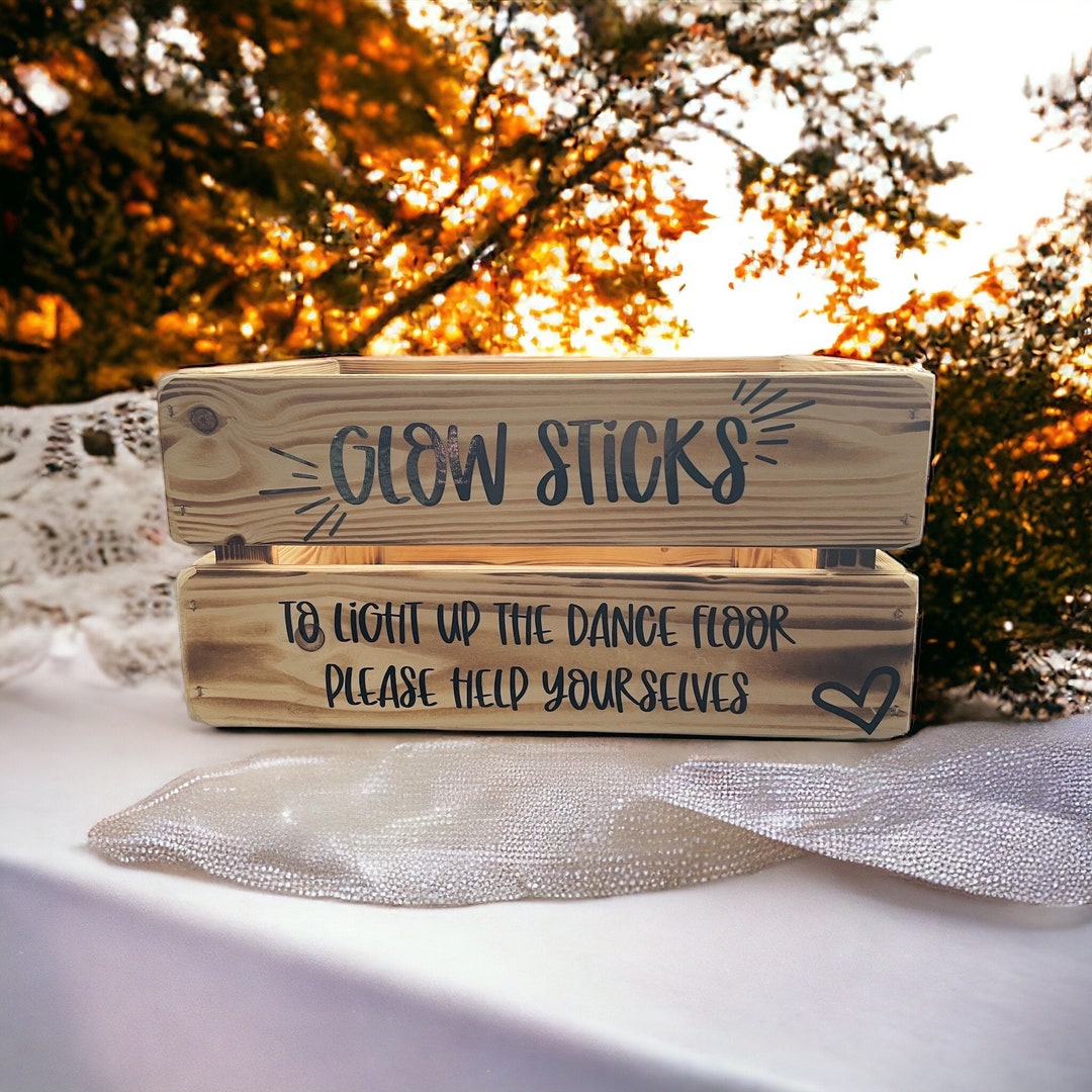 Glow Sticks, Glow Stick Crate, Glow Stick Weddings, Glow Stick Storage ...