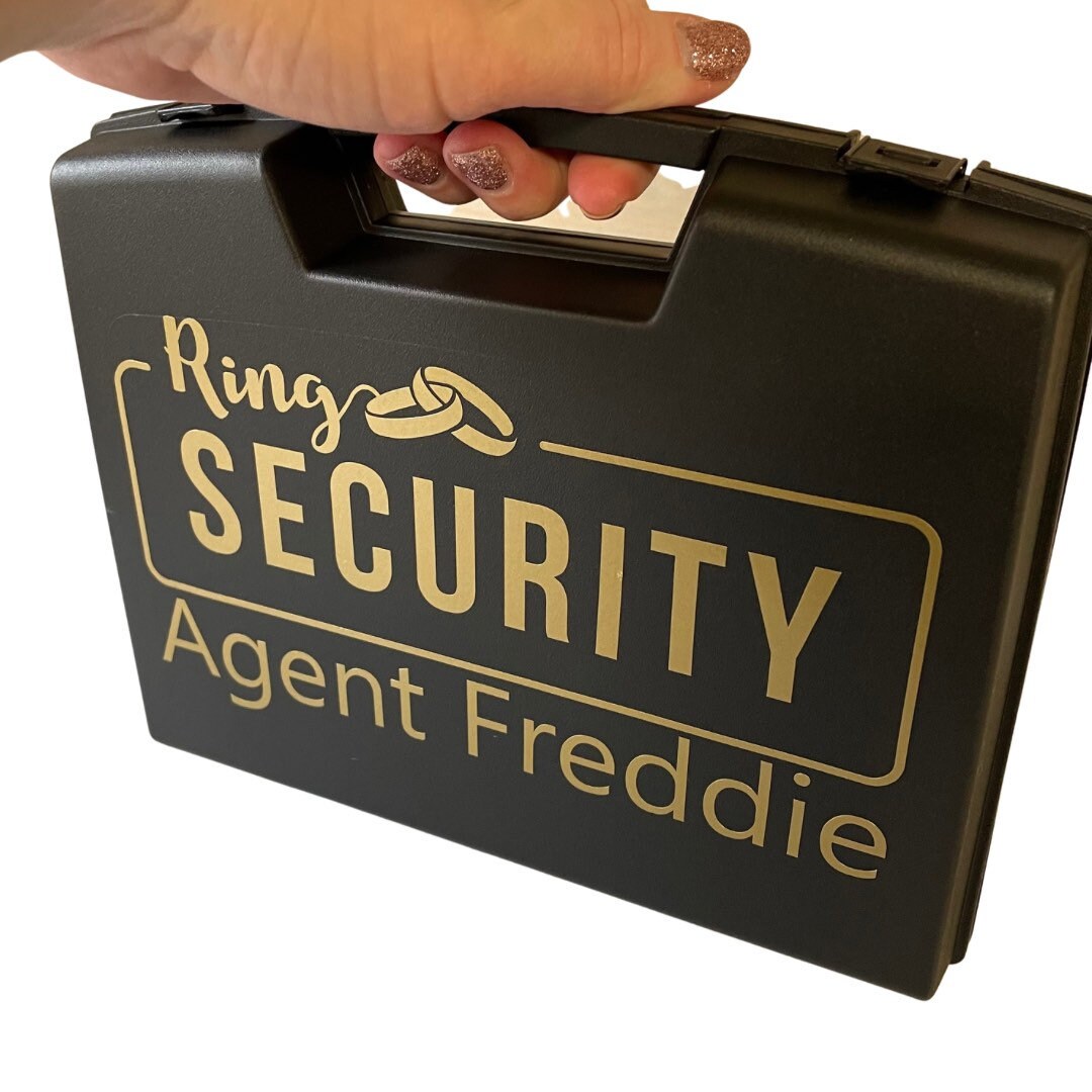 Ring Security Case, Ring Security Box, Page Boy Sign, Page Boy Ring ...